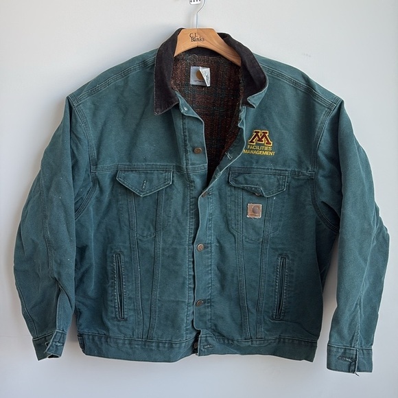 Carhartt | Jackets & Coats | Vintage Carhartt Jacket Blanket Lined ...
